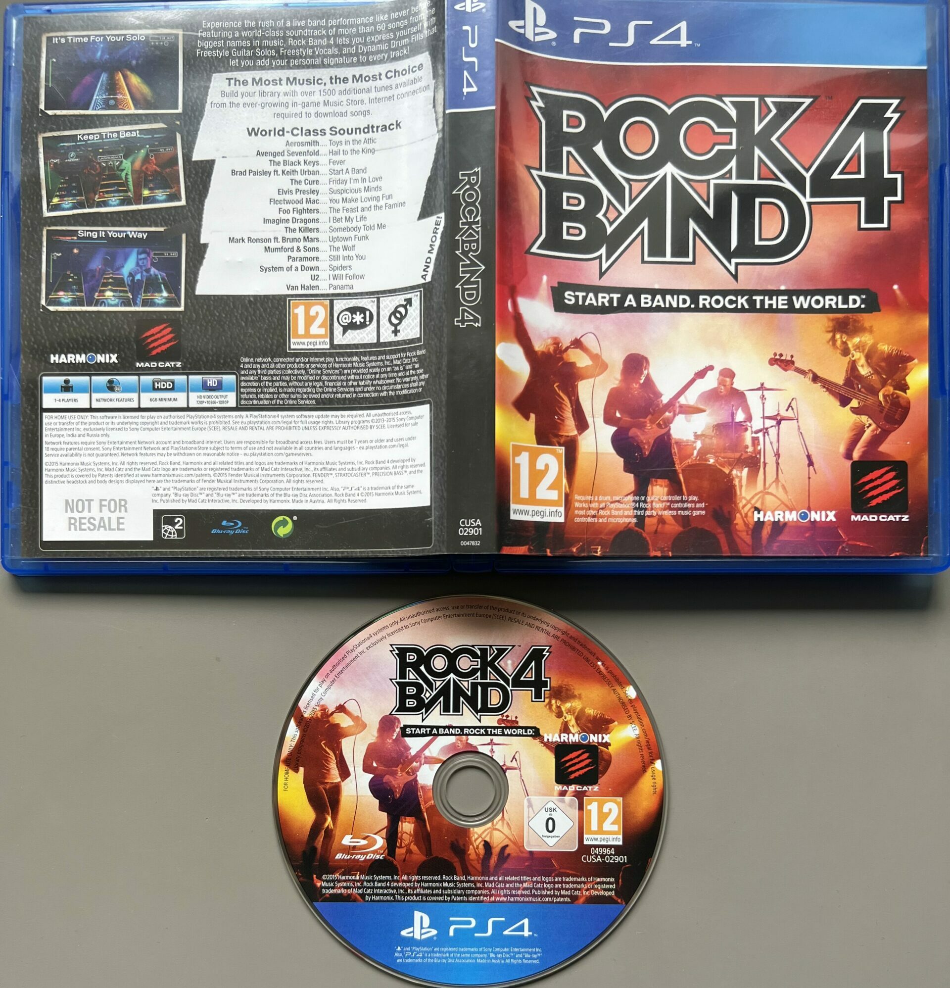 Rock Band 4 – PS4 Spil – RetroBros – Fordi vi elsker Retrospil